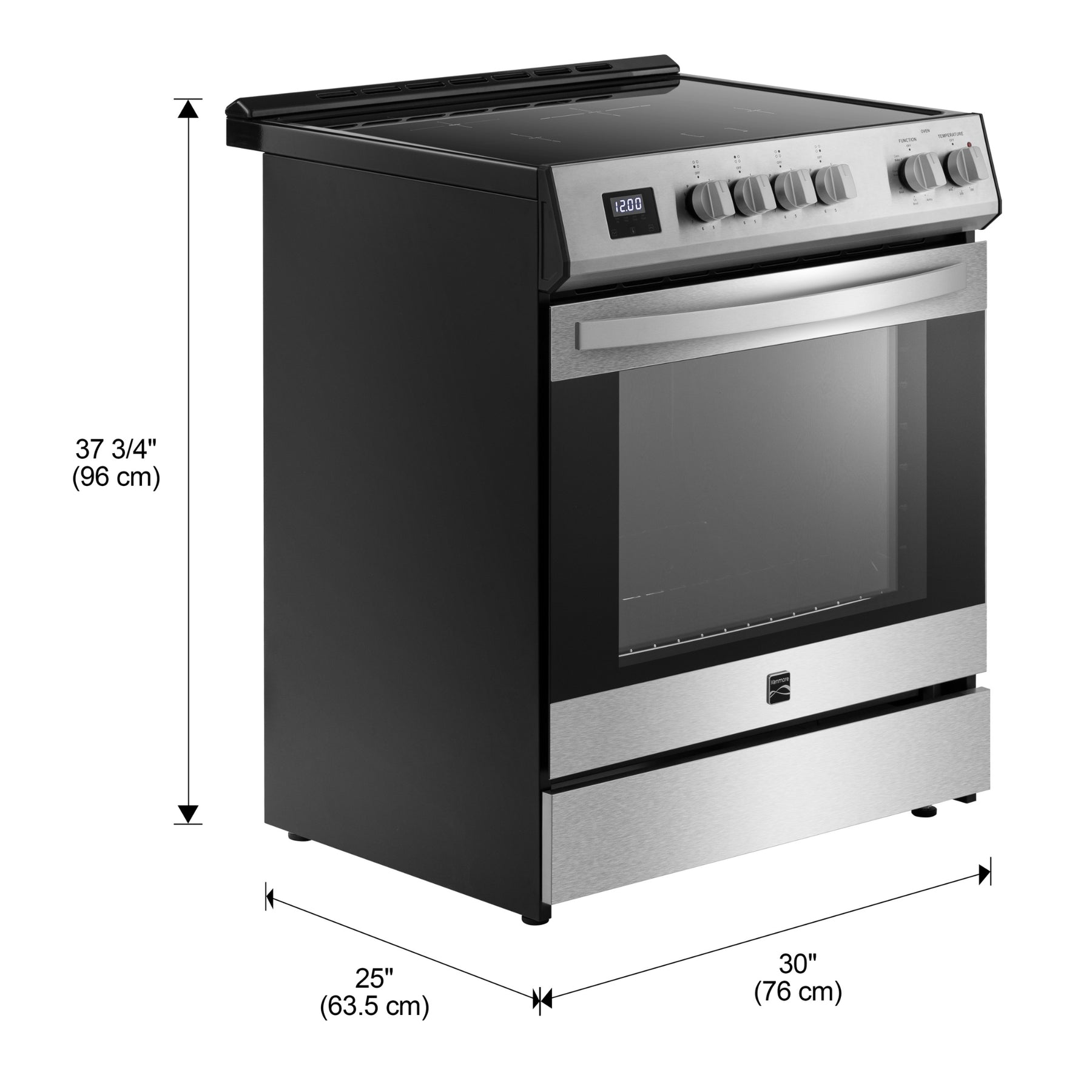 Kenmore 5.0 cu. ft. Front-Control Induction Range w/ Convection & Airf