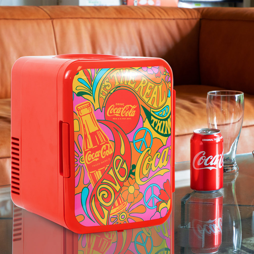 Coca Cola Mini Fridge | Peace 1971 Series | Cooler and Warmer