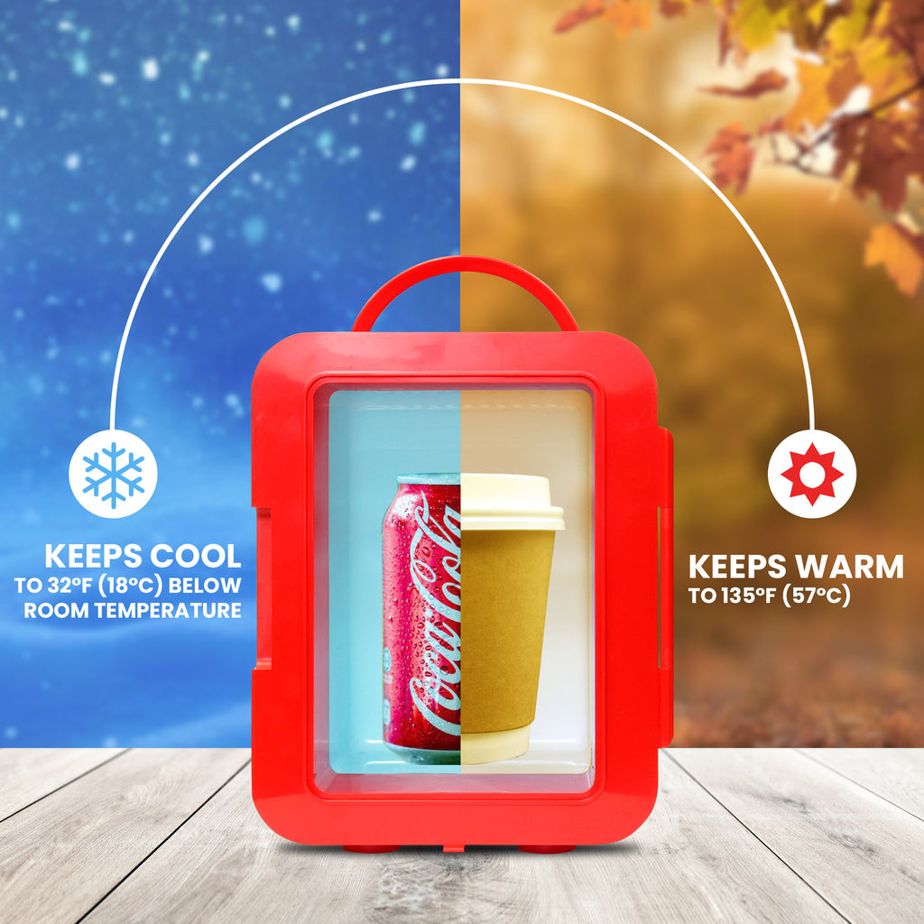 Coca Cola Mini Fridge | Peace 1971 Series | Cooler and Warmer